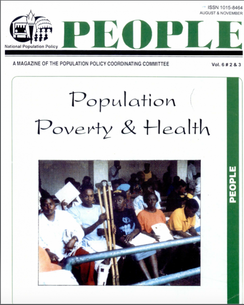 JA PEOPLE: Population Poverty Health Vol 6 No. 2 & 3 - National Poverty ...